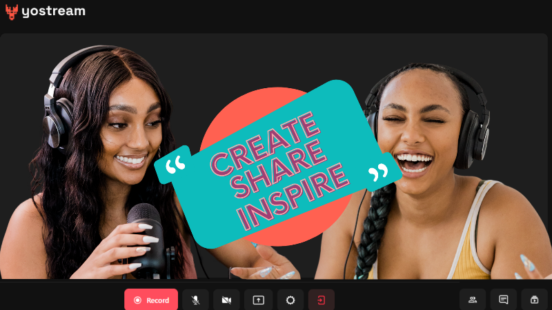 Host And Record Your First Podcast Using Yostream