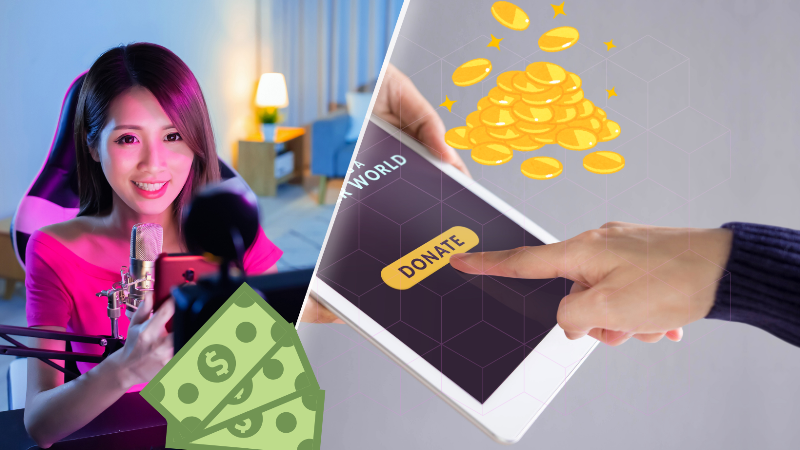 Get Donations And Tips From Viewers During Live Streams